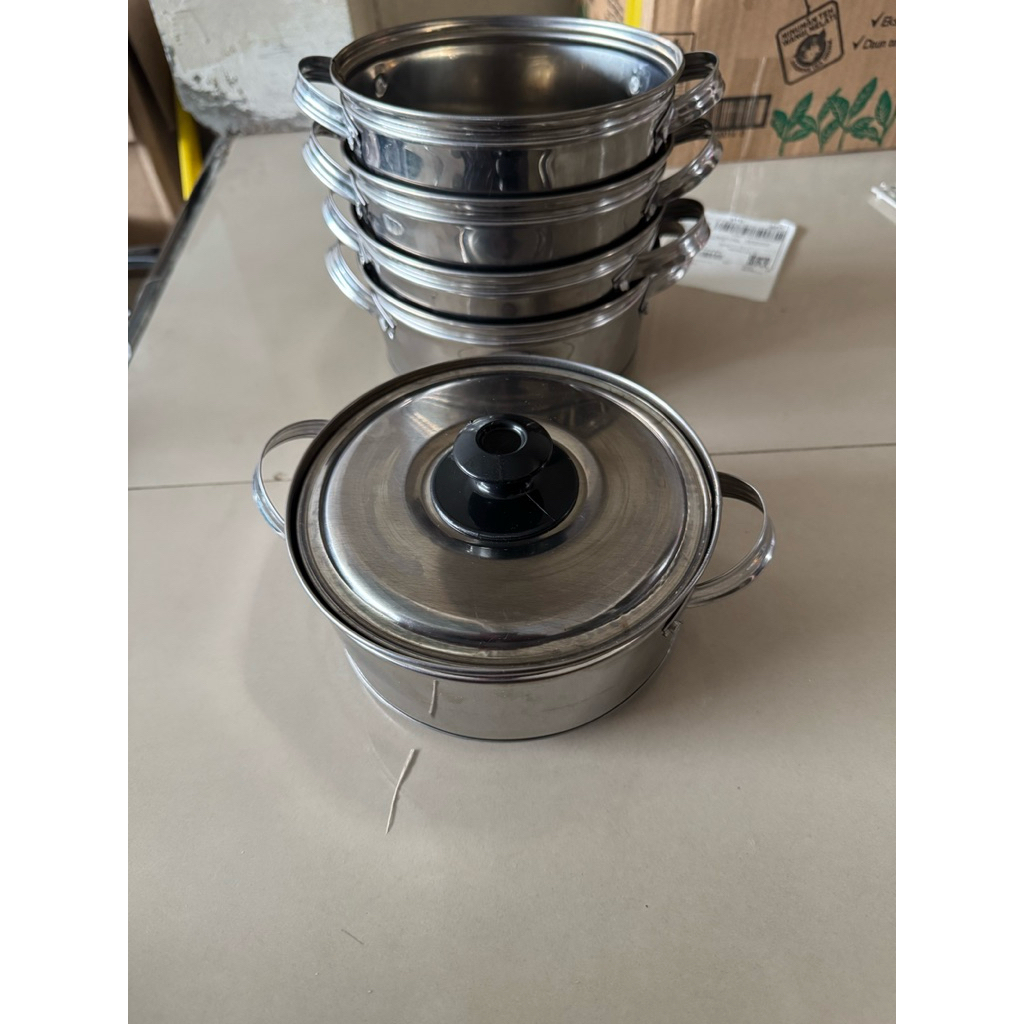 Jual panci sayur stainless uk 16 / panci mie termurah | Shopee Indonesia