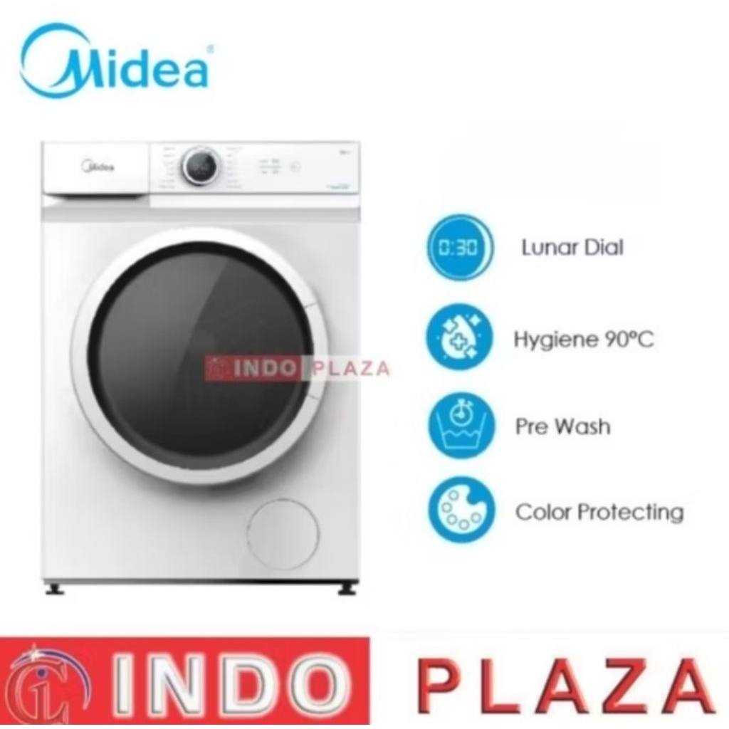 Jual MESIN CUCI MIDEA FRONT LOADING 7.5 Kg NON INVERTER / 8.5 Kg ...