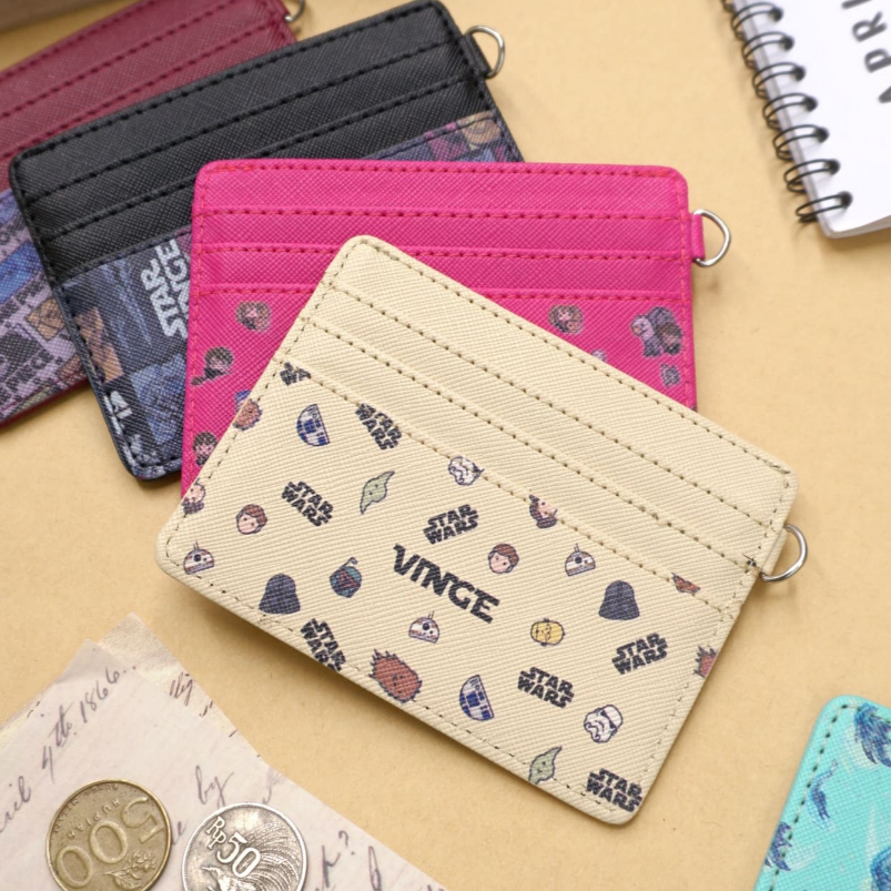 Jual VINGE LEIF - Dompet Kartu Card Holder Wanita Pria - Custom Gambar ...