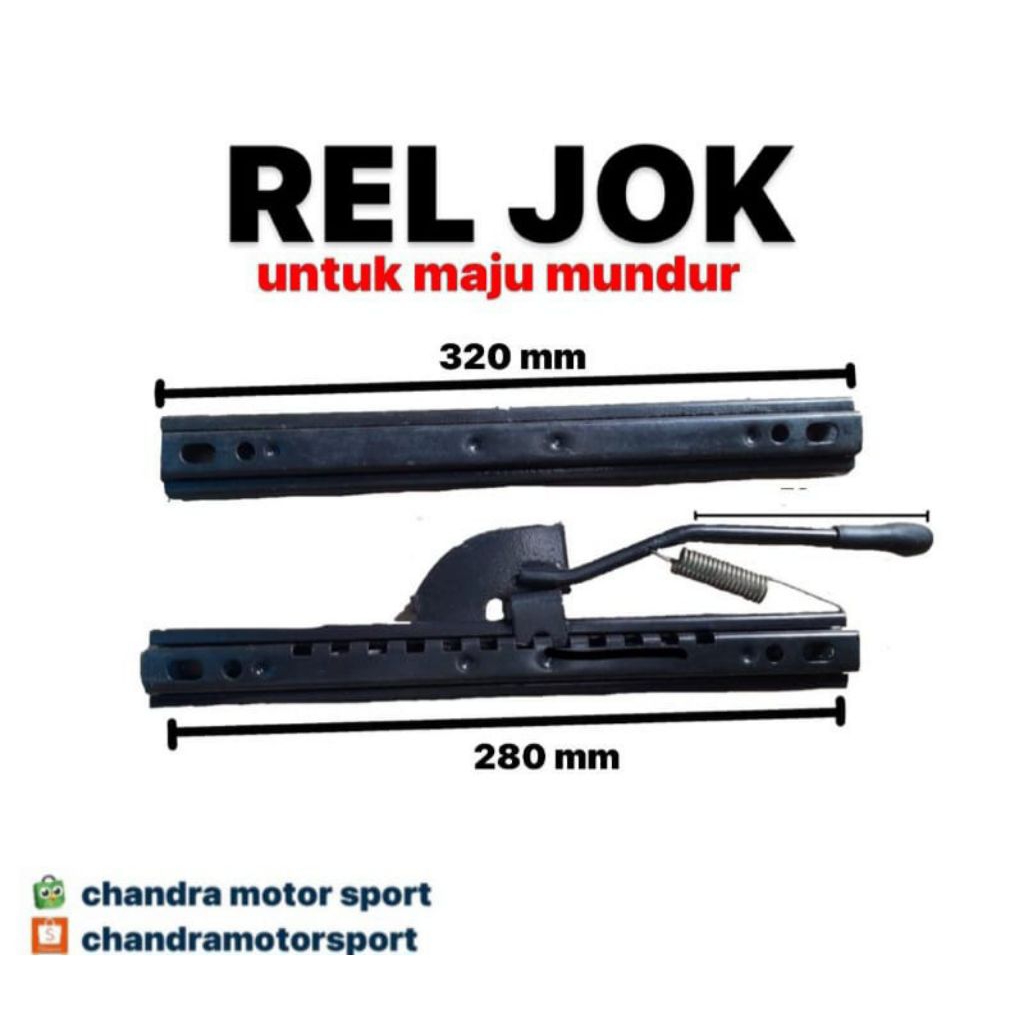 Jual rel maju mundur buat jok racing | Shopee Indonesia
