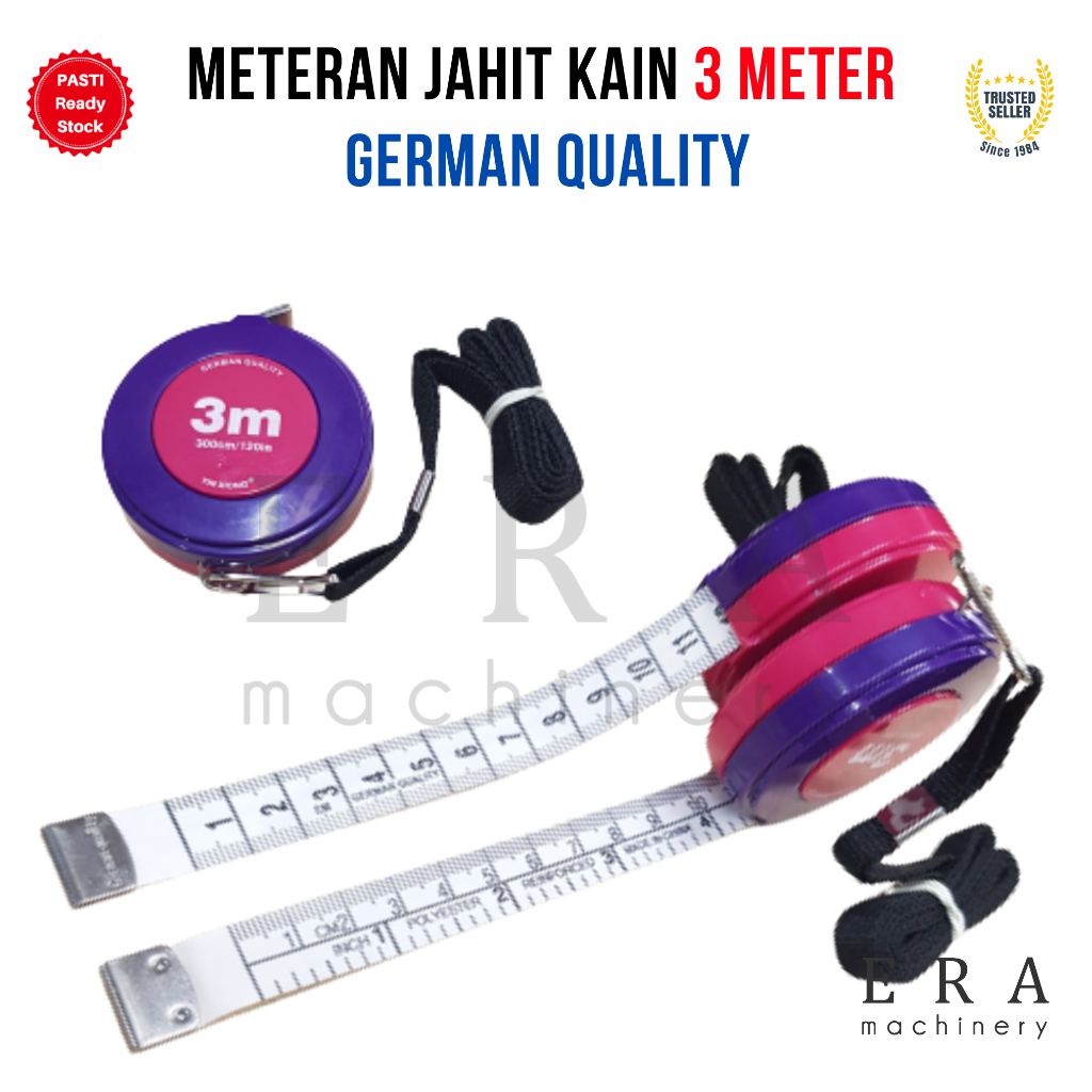 Jual Meteran Jahit Kain 3 METER 300CM METERAN ROL kualitas German ...