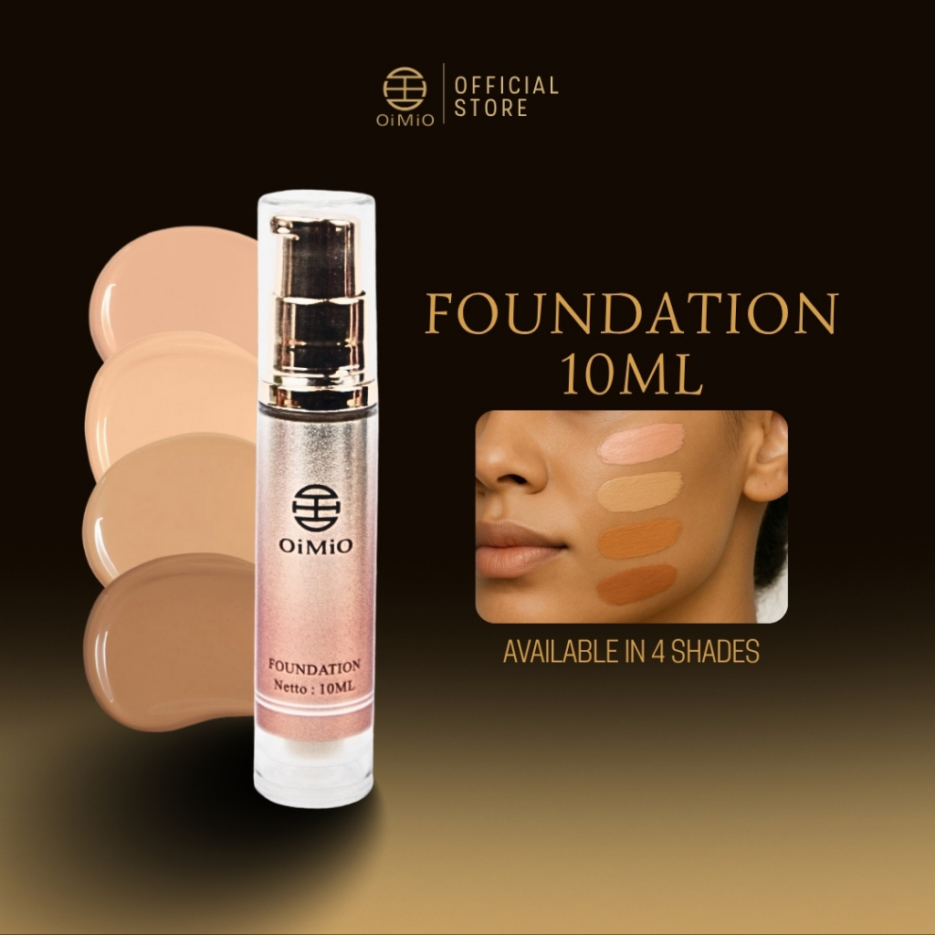 Jual OiMiO Foundation Wajah Ringan Tahan Lama - Medium Coverage 10ml ...