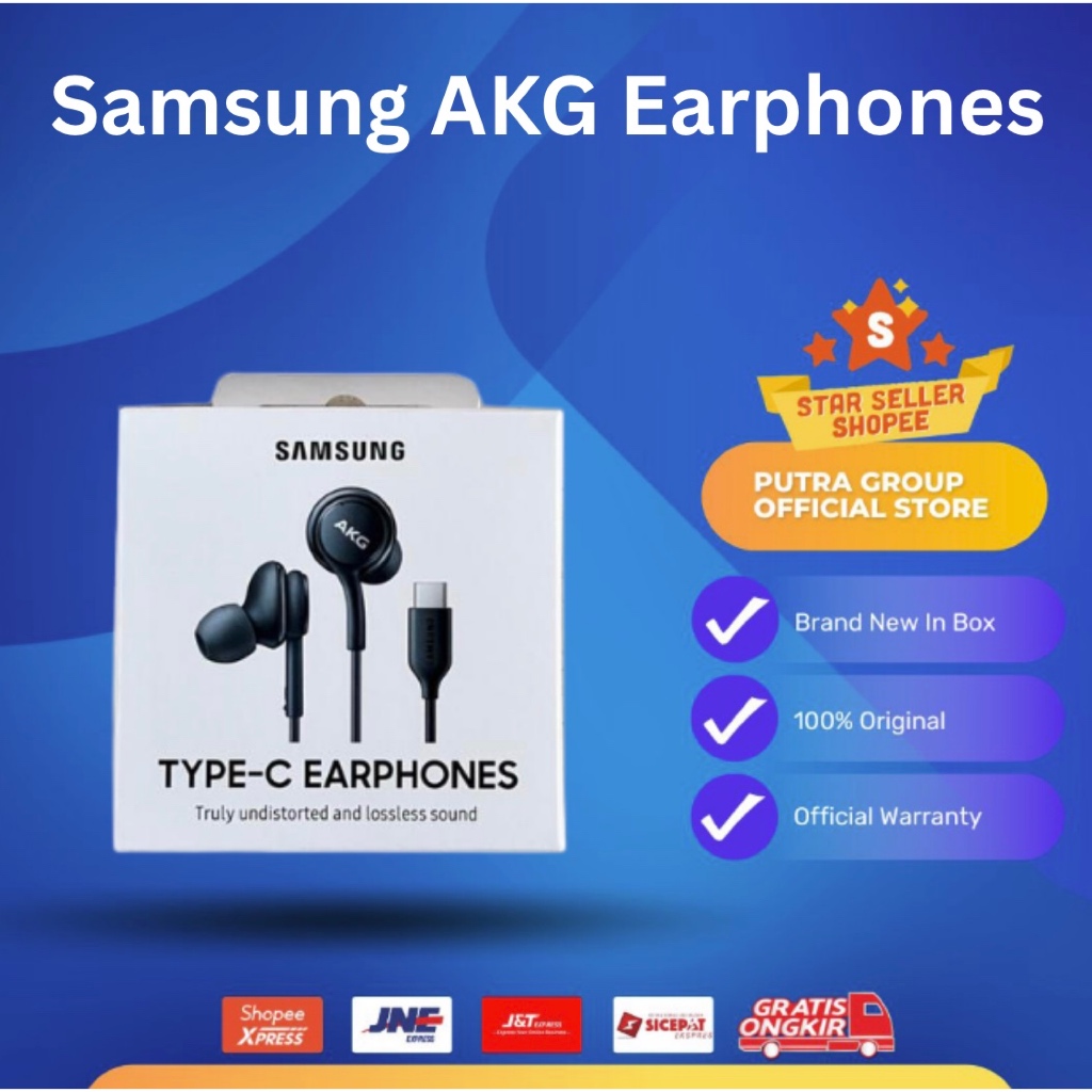 Jual Samsung AKG Type-C Earphones Original USB-C | Shopee Indonesia