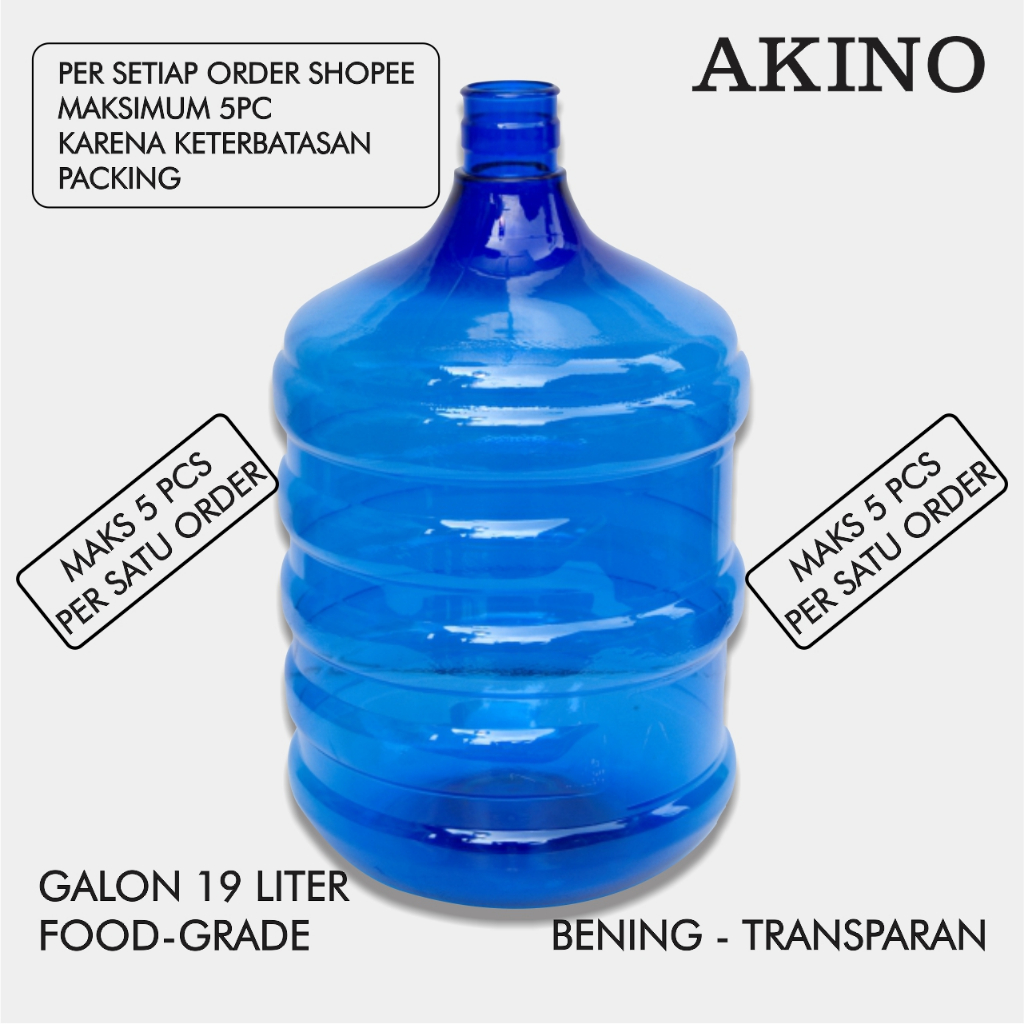 Jual galon sample 19 liter AKINO | Shopee Indonesia
