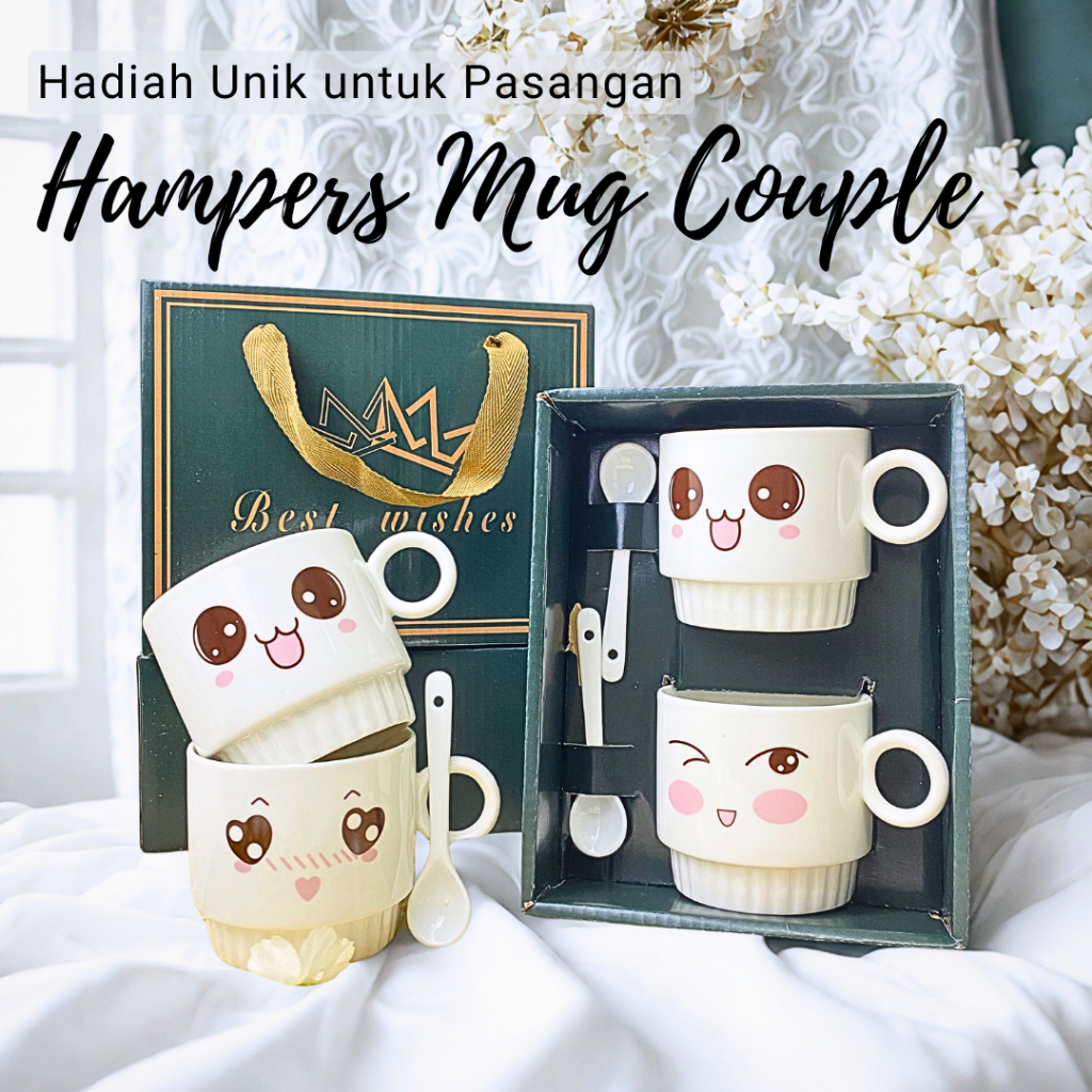 Jual Hampers Gelas Kado Ulang Tahun DOUBLE EMOJI 300ML Box Eksklusif ...