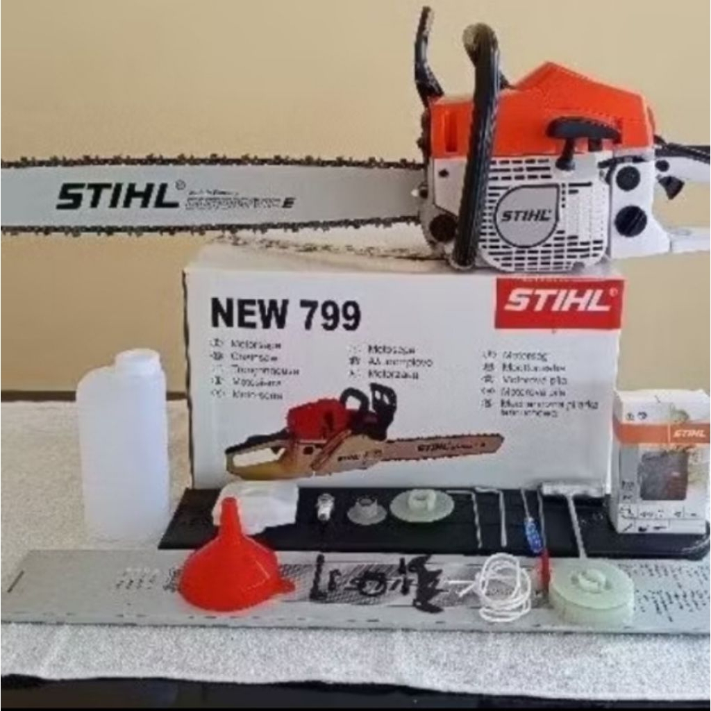 Jual Mesin Chainsaw STIHL NEW 799 ORIGINAL KOMPLIT Dengan Bar Laser 22 ...