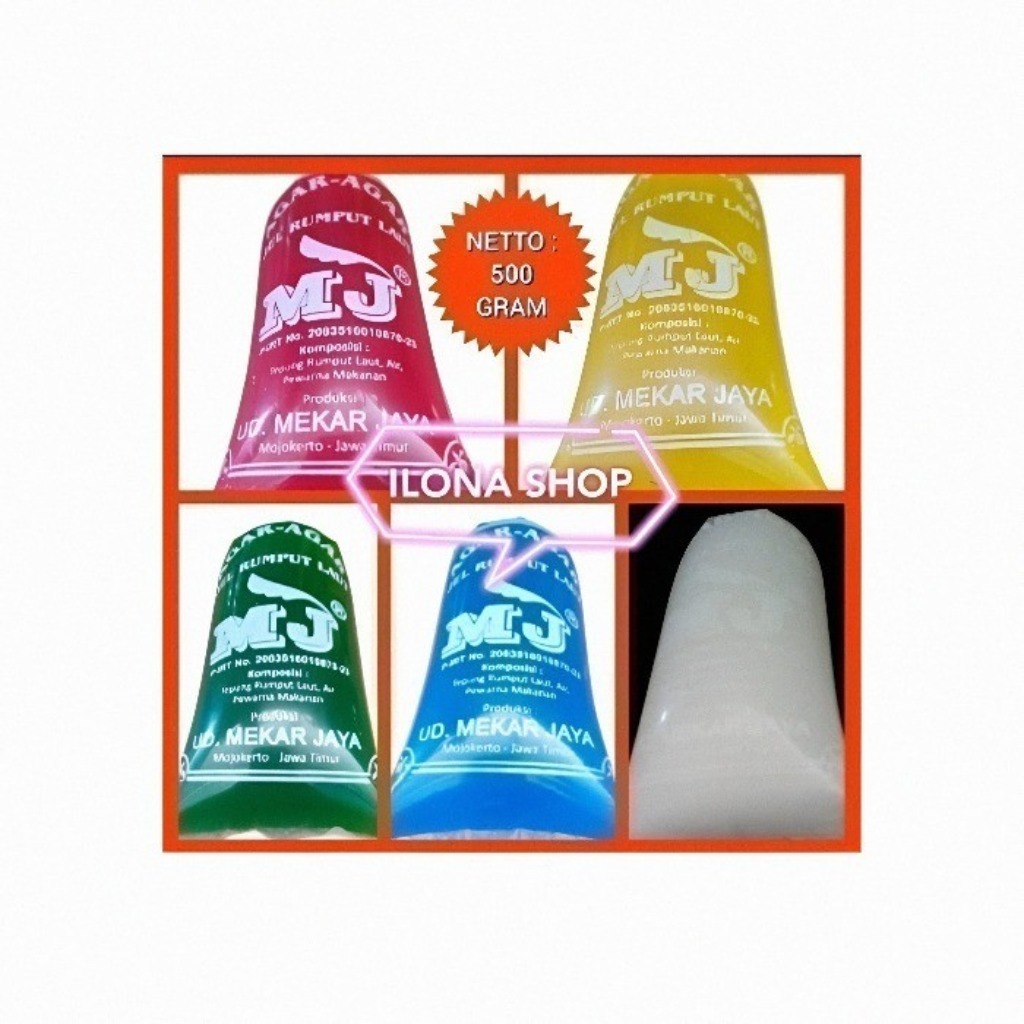 Jual AGAR AGAR RUMPUT LAUT SIAP PAKAI JELLY JELI JELY AGER AGER BAHAN ...