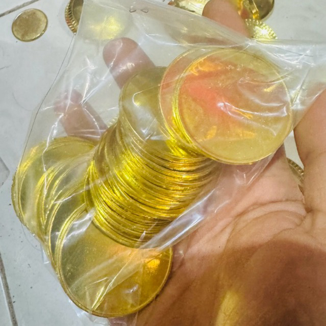 Jual Pin Bulat 4cm Logam Kuningan Tebal PREMIUM Satuan Polos Peniti ...