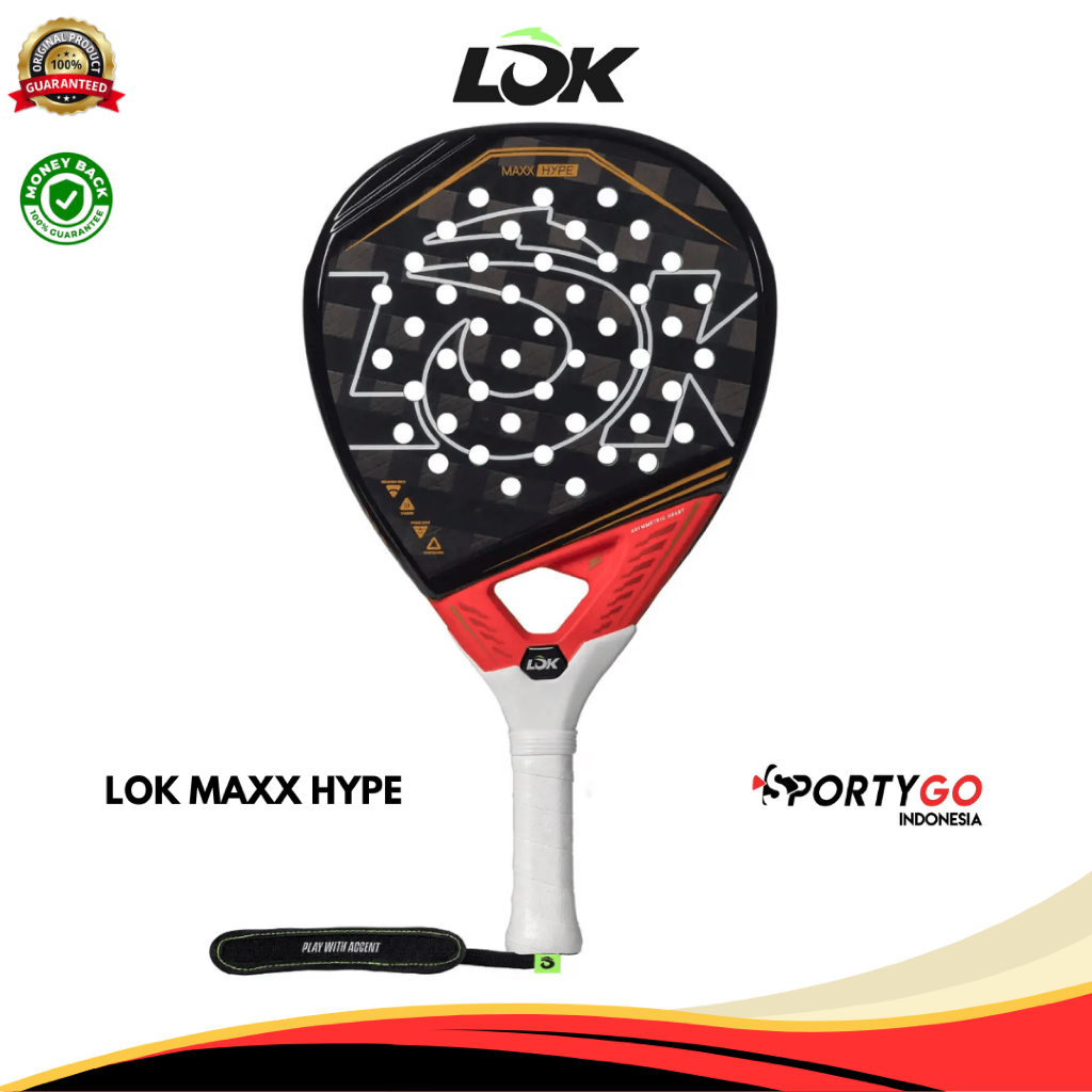Jual Padel Racket LOK Maxx Hype | Raket Padel LOK | Shopee Indonesia
