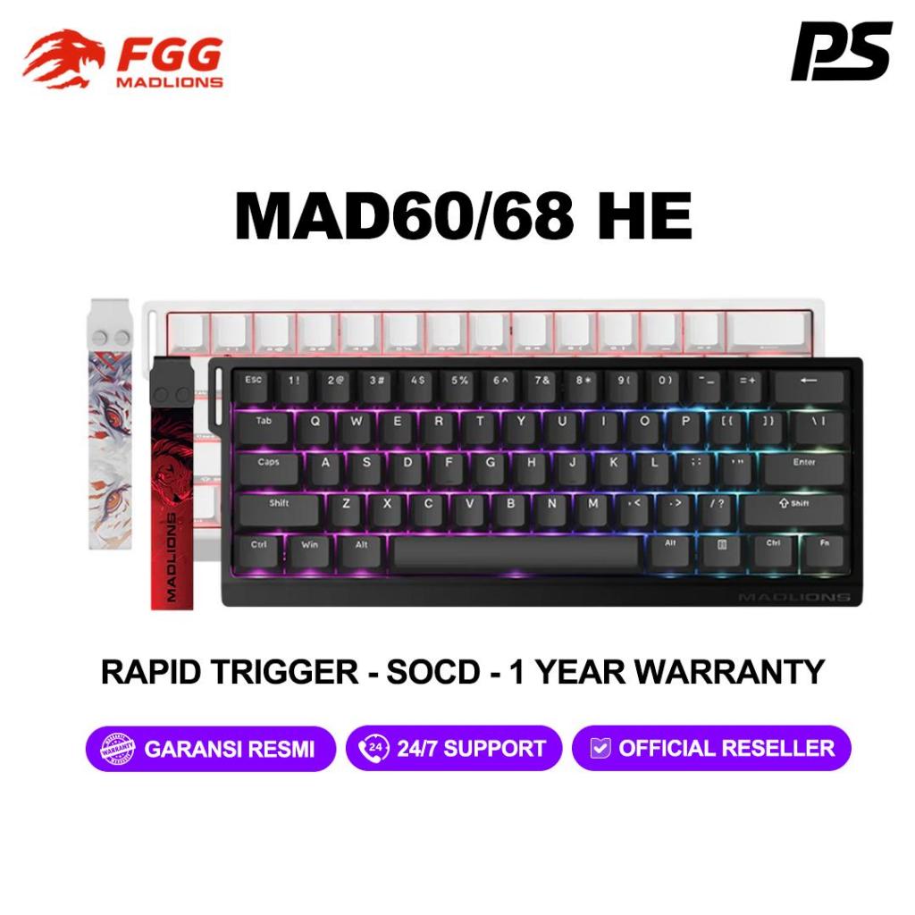 Jual VGN Madlions MAD60/68 HE RGB Rapid Trigger Hall Effect SOCD Gaming ...