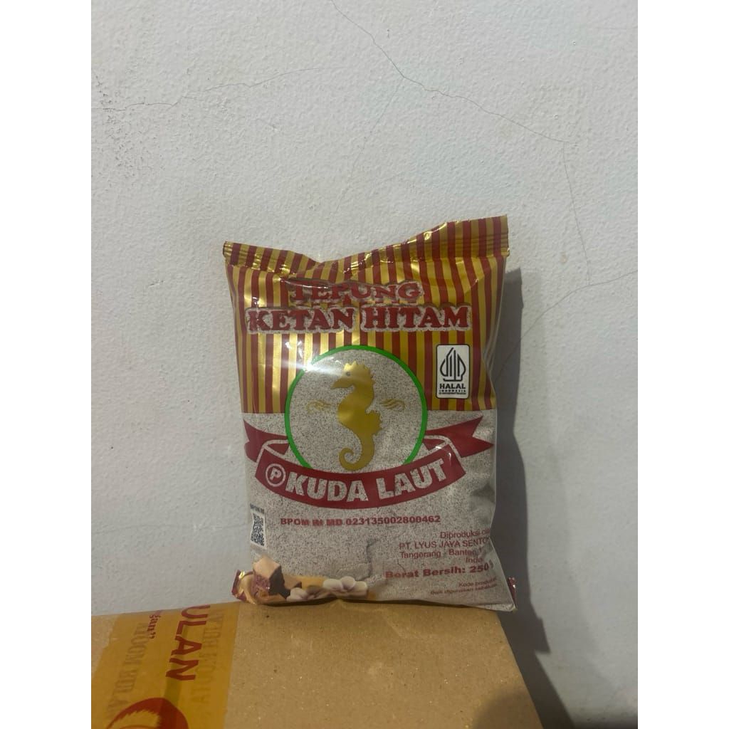 Jual TEPUNG KETAN HITAM CAP KUDA LAUT 250GRAM | Shopee Indonesia