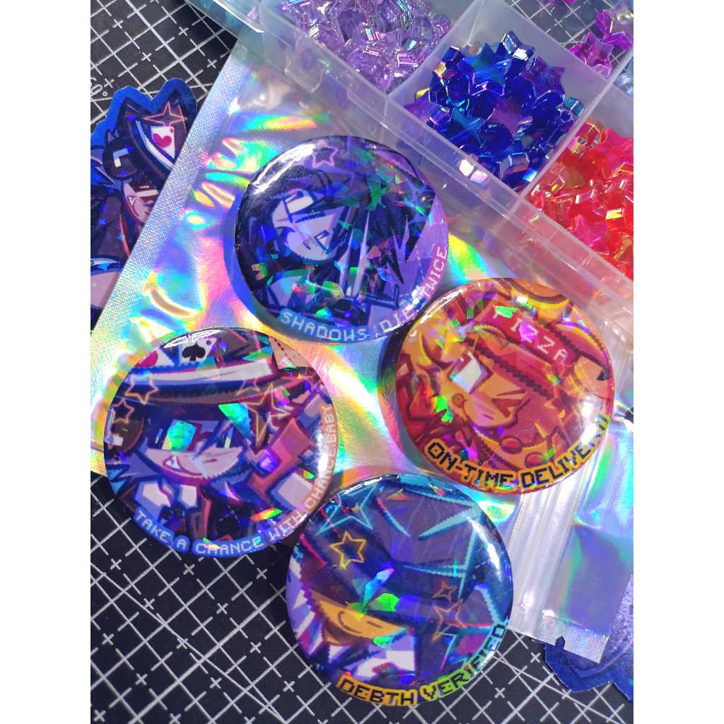 Jual [PINS] 58MM PINS AVAILABLE - Rhayafell - Forsaken Holo Rainbow ...