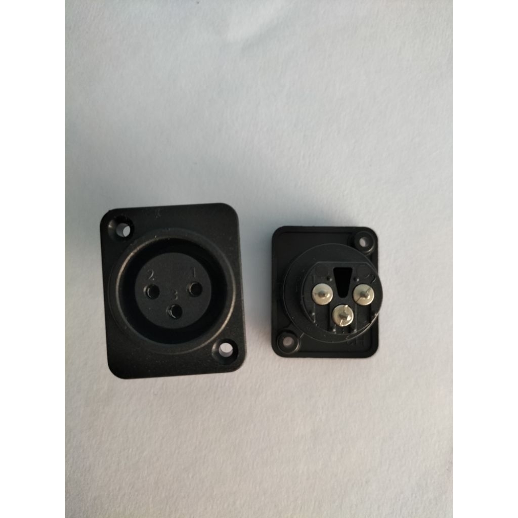 Jual Socket Canon Socket Xlr Female Kaki Lurus Body Plastik | Shopee ...