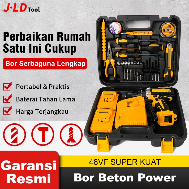 Jual JLD Perkakas Set Rumah Lengkap Dengan Bor Tangan/Peralatan Listrik ...