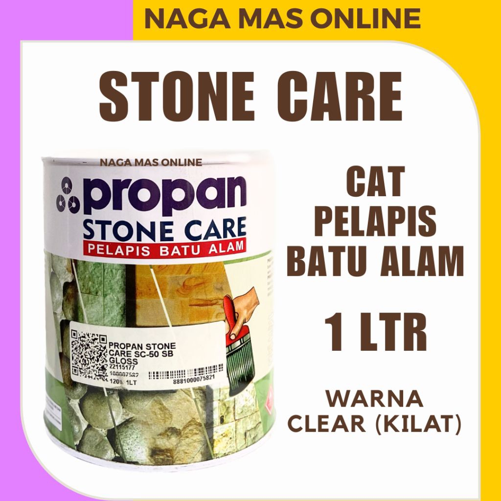 Jual CAT BATU ALAM 1 KG CLEAR GLOSS PROPAN STONE CARE / STONE CARE ...