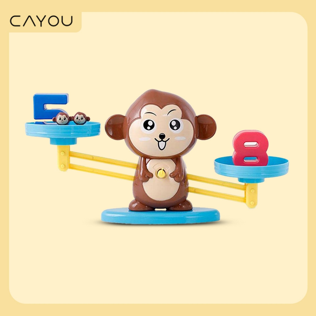 Jual Mainan Anak Monkey Balance Math | Hitungan Timbangan Angka SNI ...