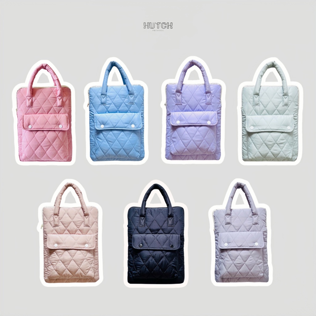 TULA Laptop Sleeve Puffy Diamond Quilted Bag / Tas Laptop | Shopee ...