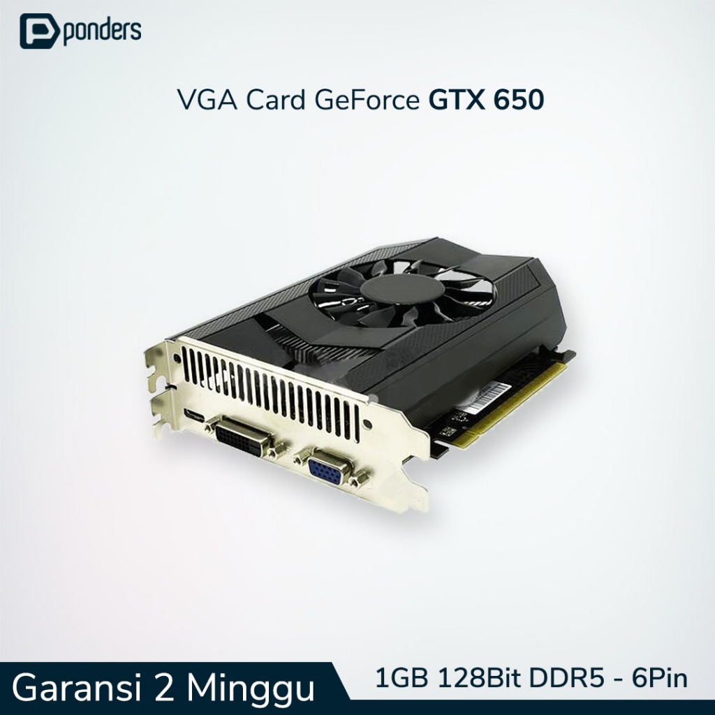 Jual VGA GTX 650 / VGA Card GTX 650 - 1GB 128BIT DDR5 (6 Pin Power ...