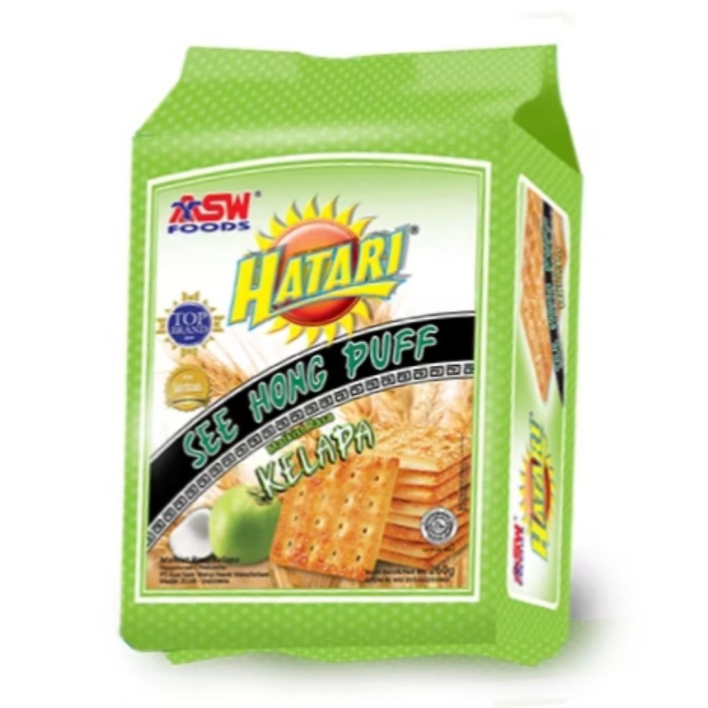 Jual Biskuit Hatari See Hong puff / Roti Hatari 245g | Shopee Indonesia