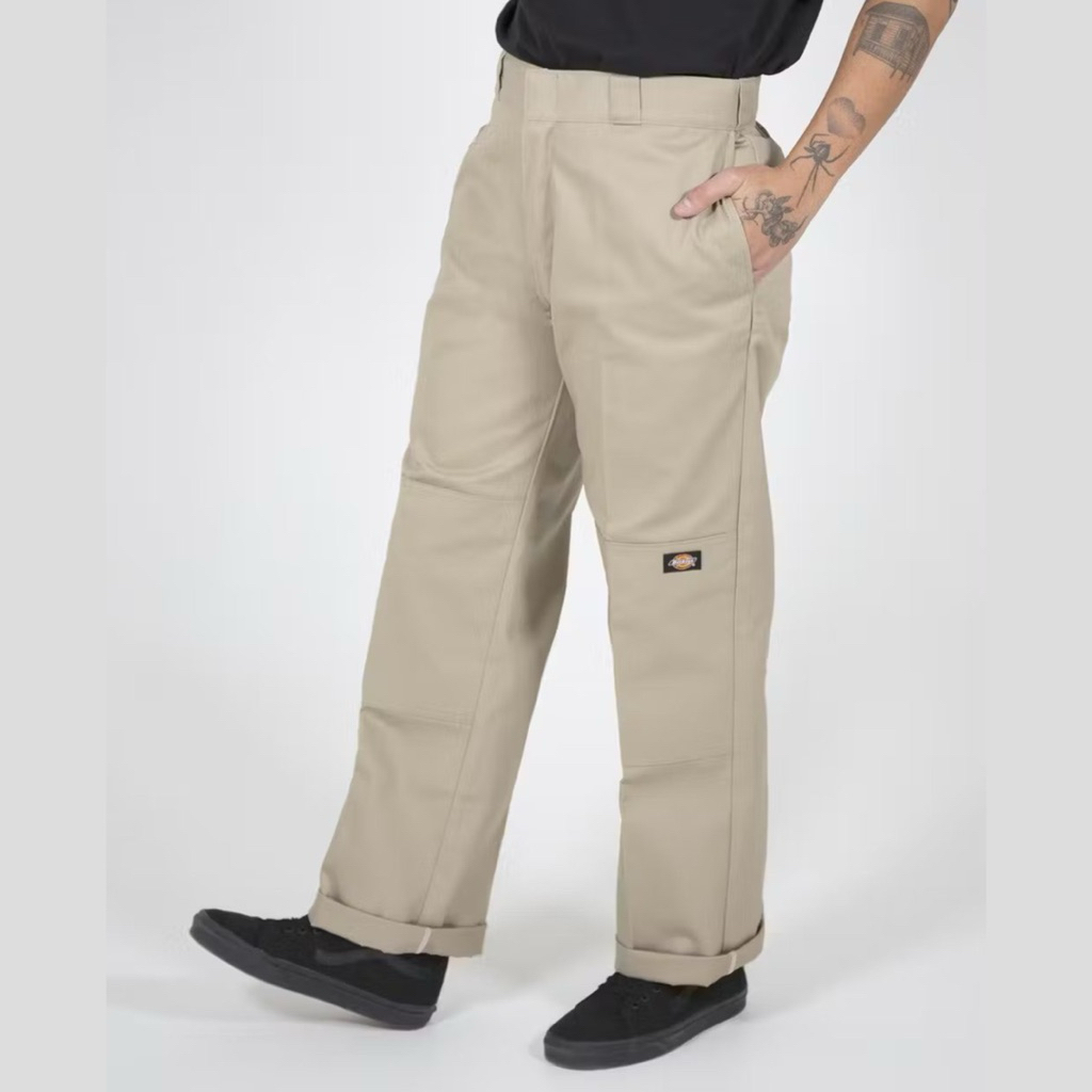 Jual Dickies 85283 Loose Fit Double Knee Work Pants (Khaki) | Shopee Indonesia