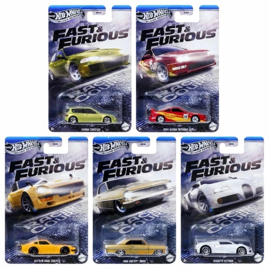 Jual HOTWHEELS Fast & Furious 2025 Racing Course Mix 3K Silver Series ...
