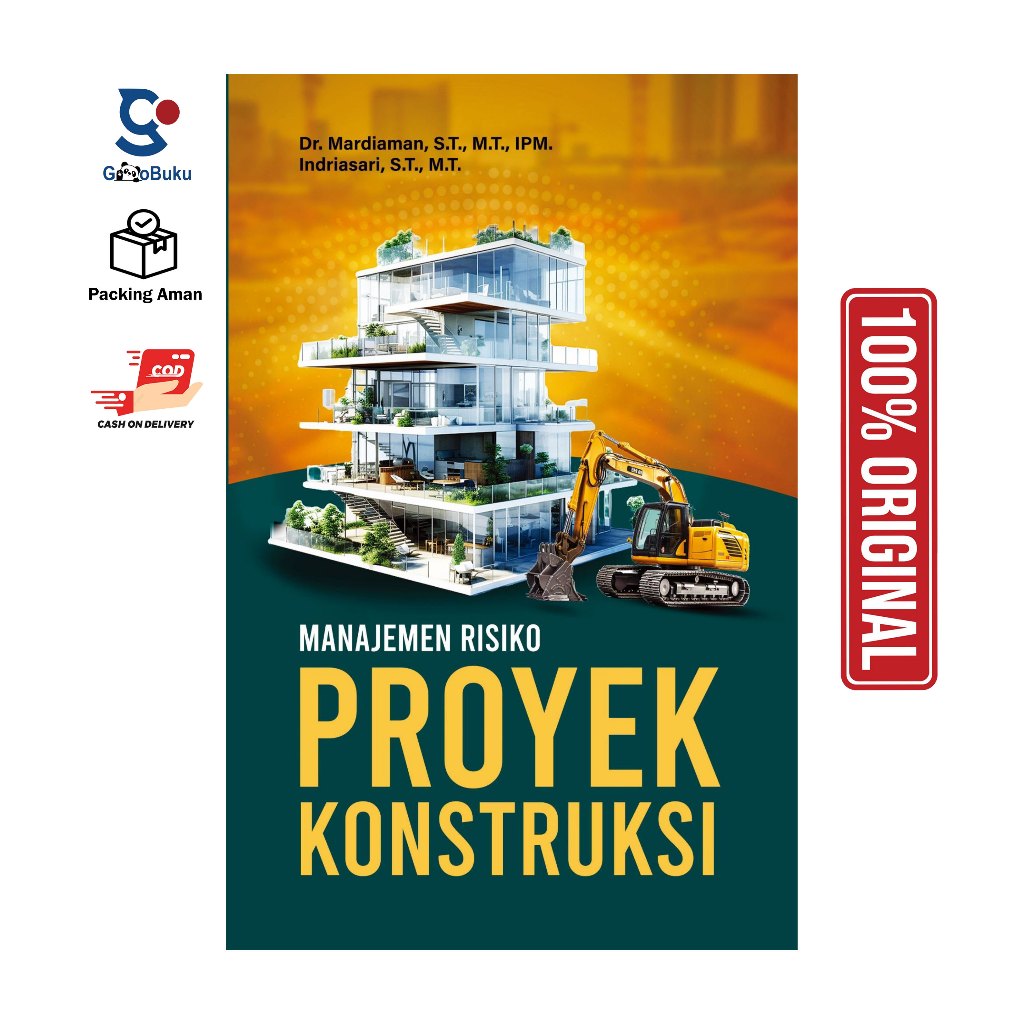 Jual Buku Manajemen Risiko Proyek Konstruksi (202)by Dr. Mardiaman, S.T ...