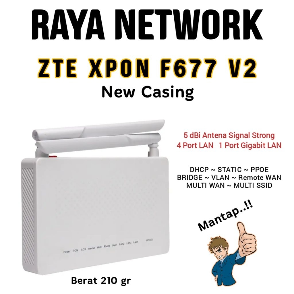 Jual ZTE XPon F677 V2 NEW Casing | Shopee Indonesia