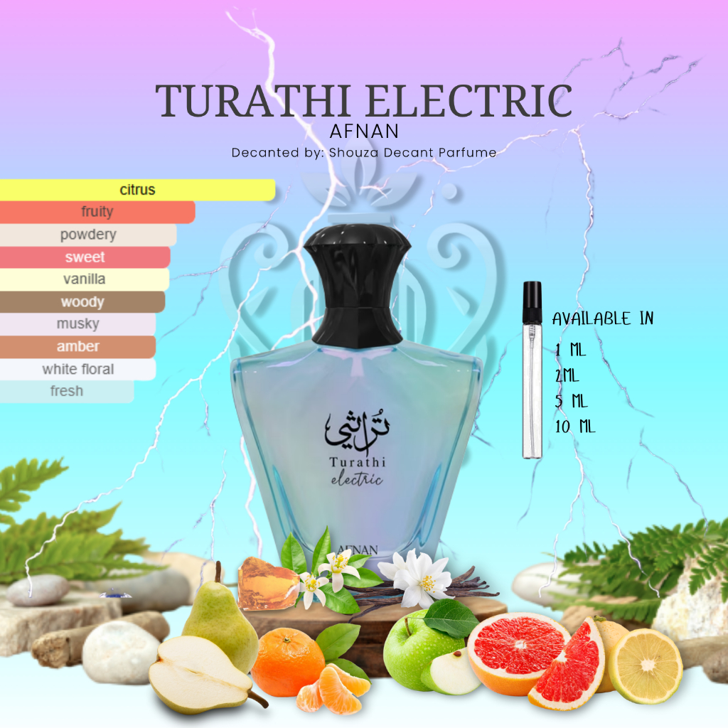 Jual Decant Afnan Turathi Electric [LIMITED STOCK!!] EDP For Unisex ...