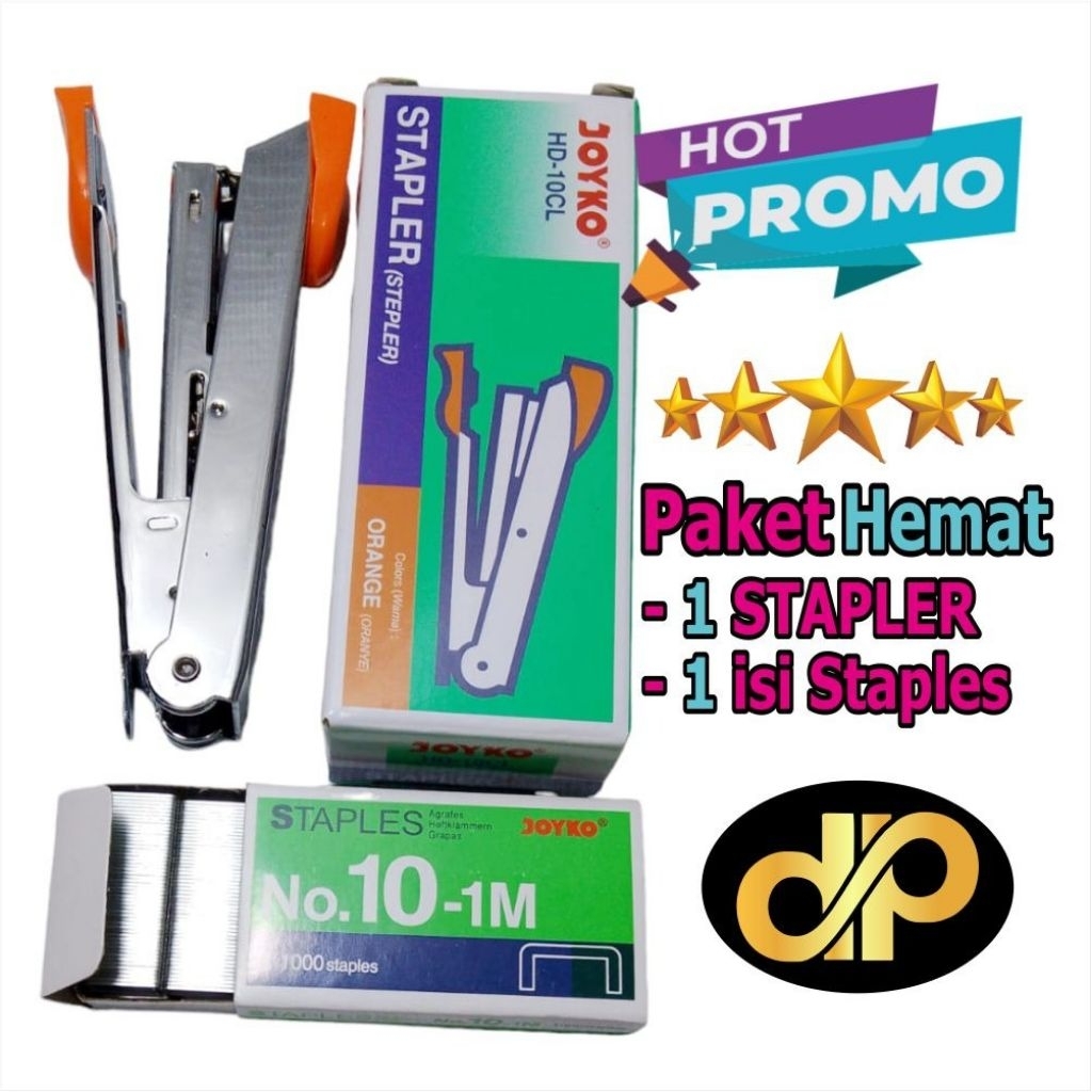 Jual PAKET HEMAT STAPLER JOYKO HD 10CL + ISI STAPLES, STAPLES + ISI STAPLES, STEPLER DAN ISI ...