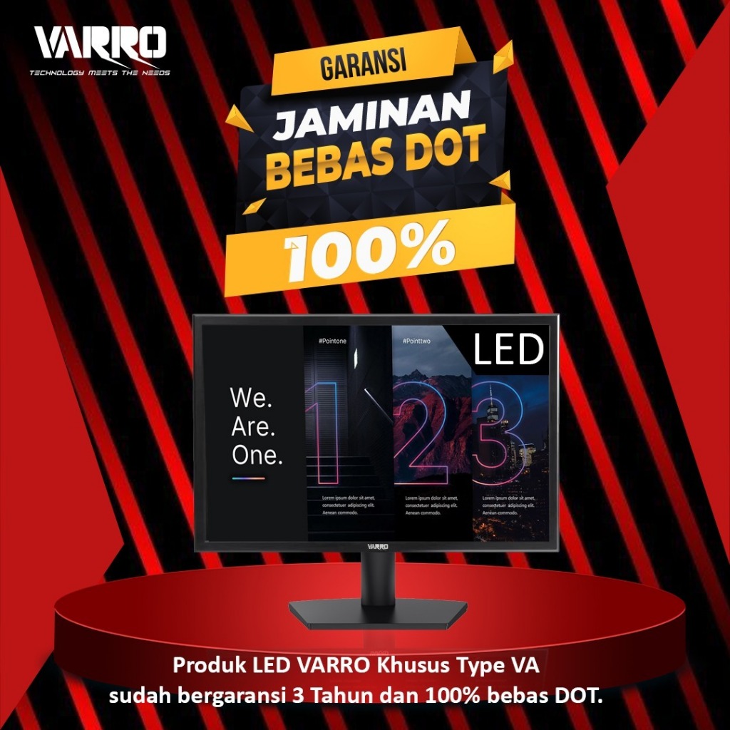 Jual MONITOR LED VARRO PREDATOR DISPLAY 19" INCH VGA & HDMI | Shopee ...