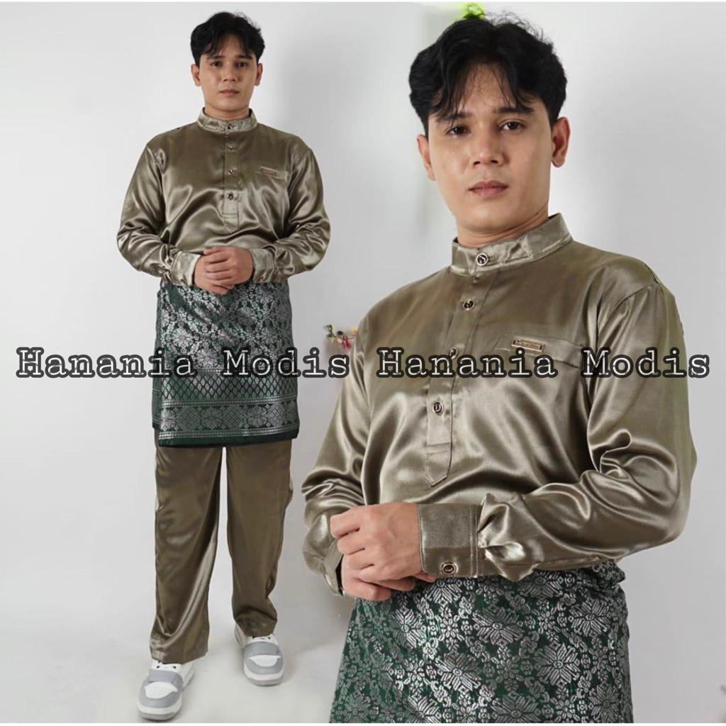 Jual Stelan Baju Melayu Pria / Stelan Teluk Belanga / Set Baju Dan ...