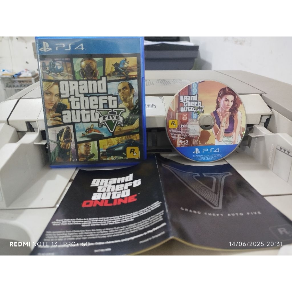 Jual BD/Kaset Ps 4 GTA V Reg 3 No Map. | Shopee Indonesia