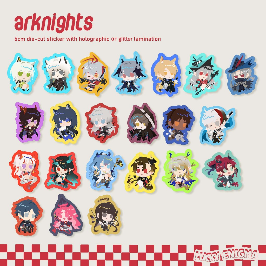 Jual [FAN MERCH] Arknights Stiker Die-Cut | Shopee Indonesia