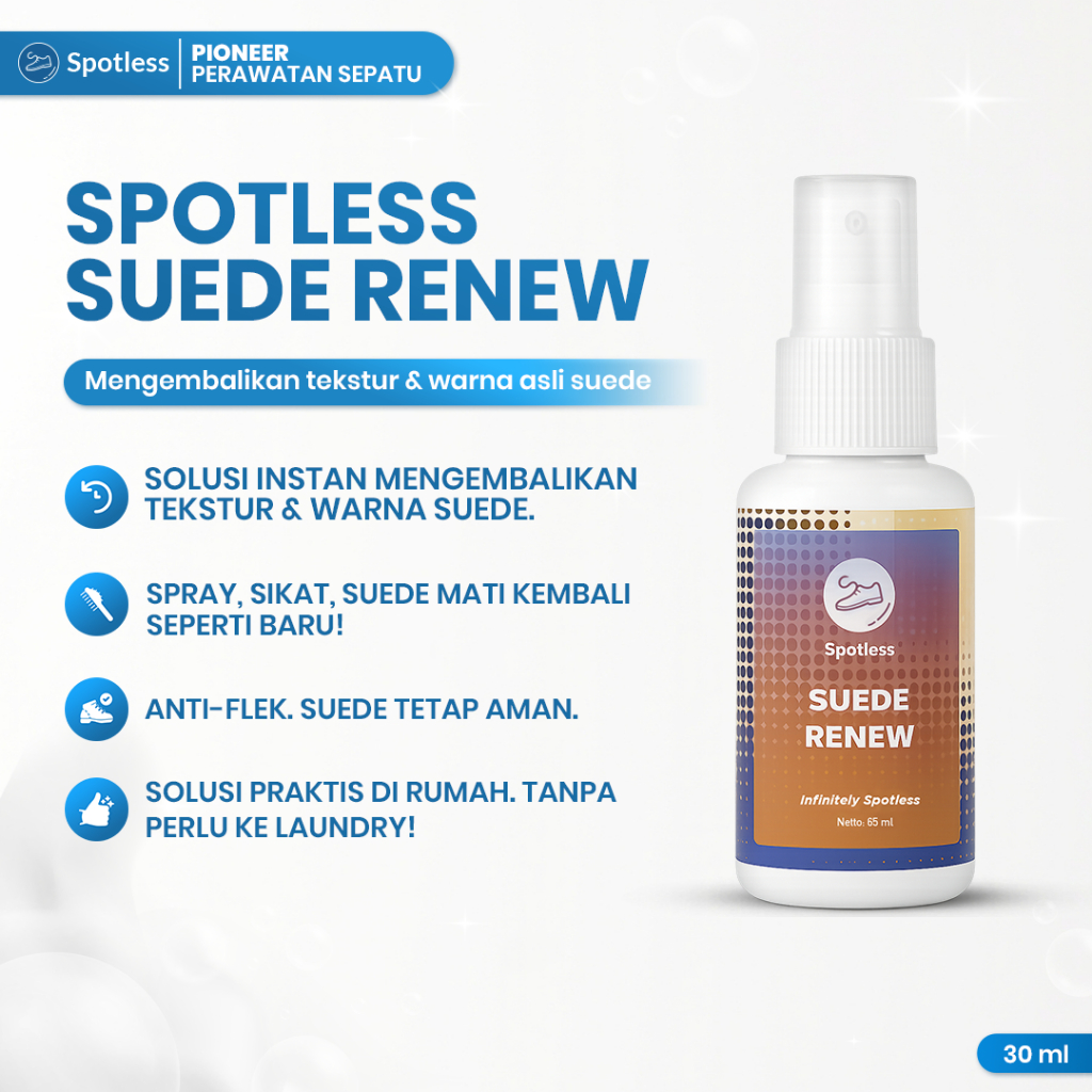 Jual Spotless Suede Renew - Mengembalikan warna dan tekstur suede ...