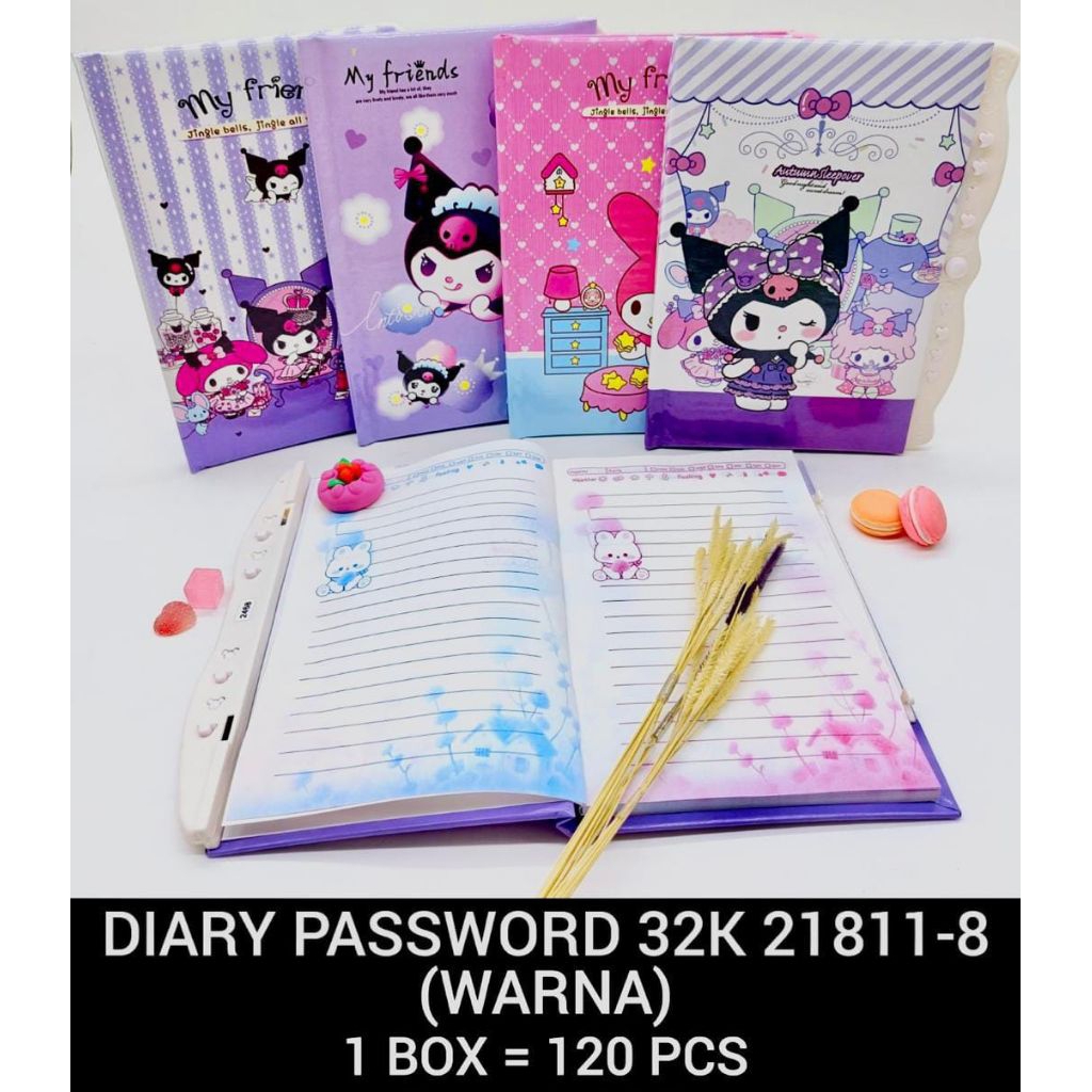 Jual Buku Diary Password Kode Kunci 32k Sanrio | Shopee Indonesia