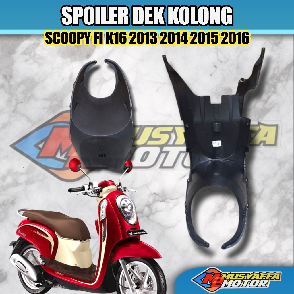 Jual Dek Paru Spoiler Dek Bawah Kolong Scoopy Fi K16 2013 2014 2015 ...