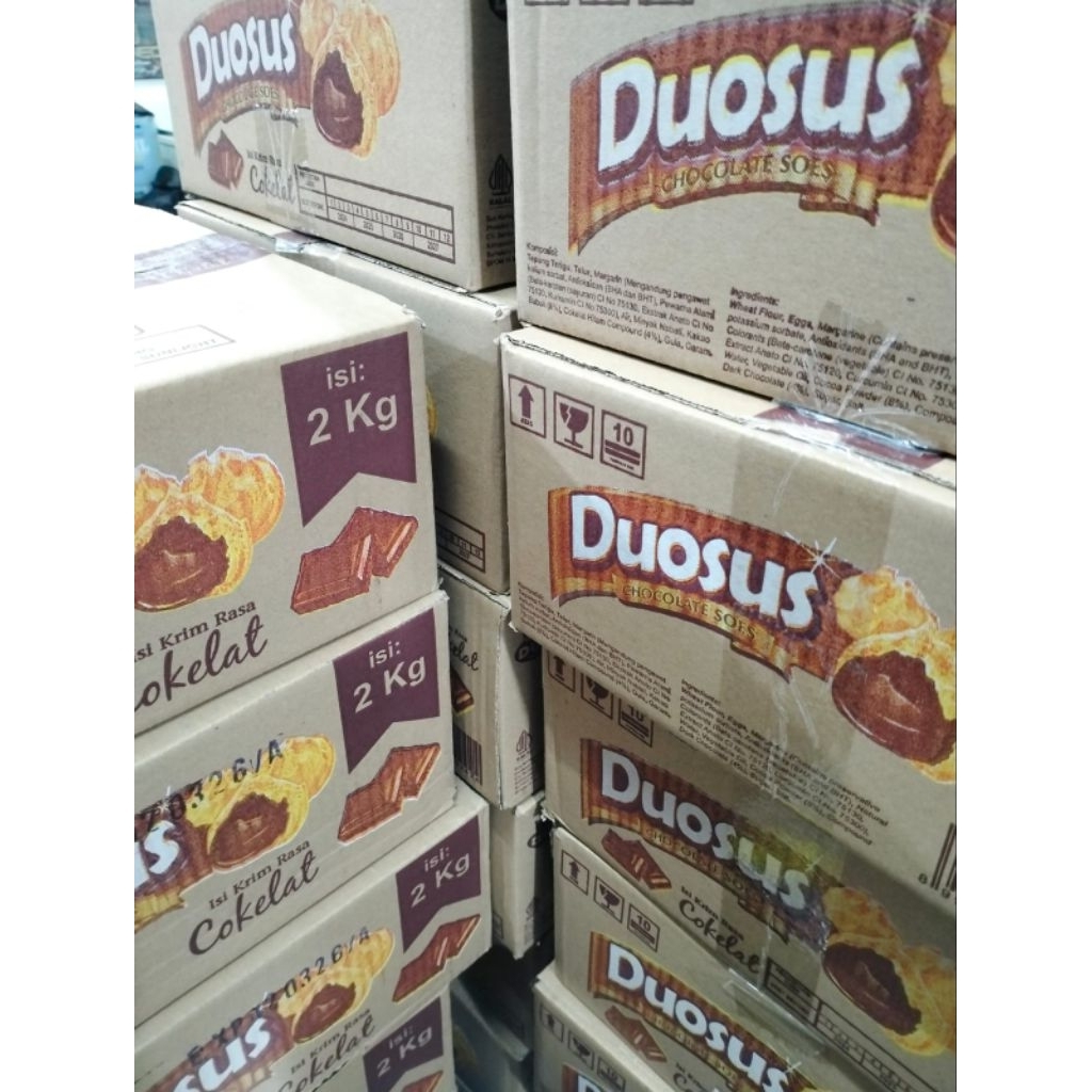 Jual duosus /soes coklat/ soes kering / sus coklat 2kg | Shopee Indonesia