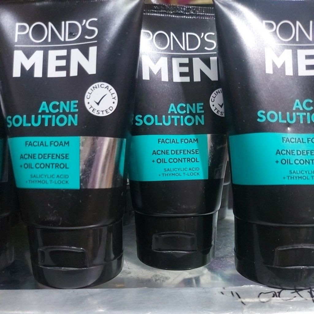 Jual ponds acne solution facial foam men 100g | Shopee Indonesia