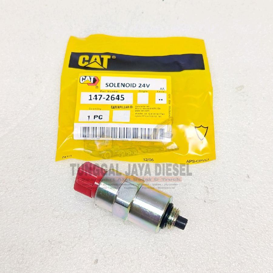 Jual Solenoid On Off 24V 320D2 312D2 3054C C7.1 Selenoid Valve Fuel ...