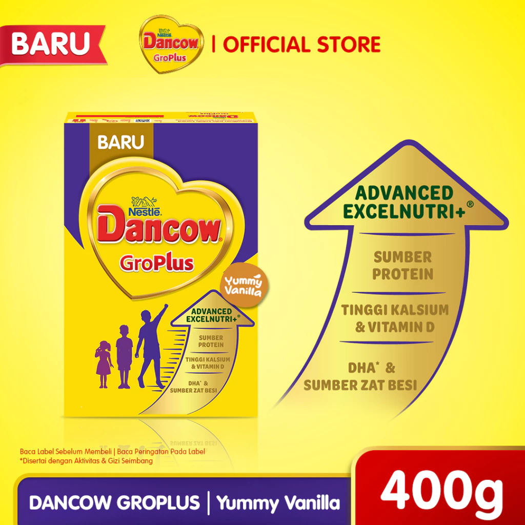 Jual Dancow Grow Plus rasa Vanila 400g (Citra Susu Express) | Shopee ...