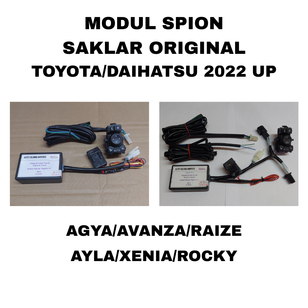 Jual MODUL SPION TOYOTA/DAIHATSU 2022 UP SAKLAR ORIGINAL+KABEL SET ...