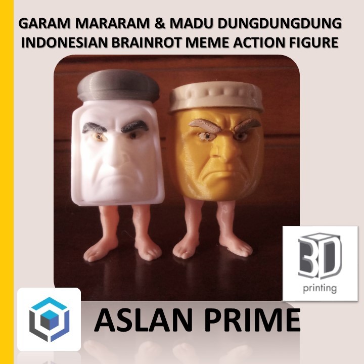 Jual GARAM MARARAM MADU DUNG DUNG DUNG ACTION FIGURE 3D Print Mainan ...