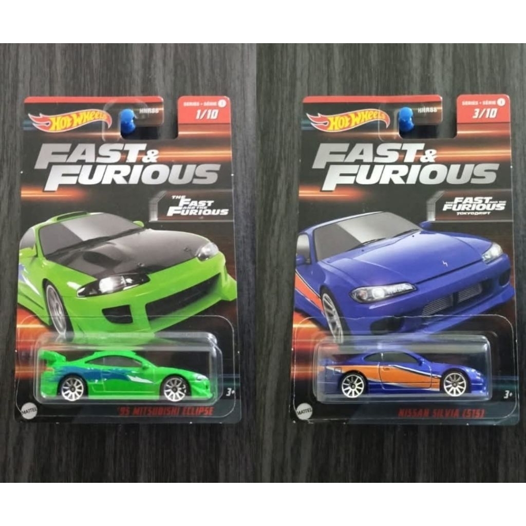 Jual Hotwheels Fast Furious (Mitsubishi Eclipse & Nissan Silvia S15 ...