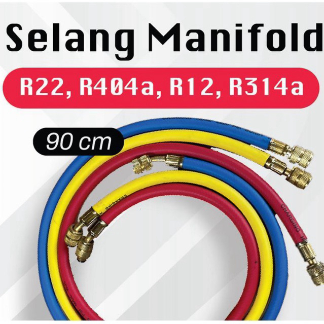 Jual SELANG MANIFOLD ( 1 set isi 3 pcs ) | R12, R22, R404A, R134a ...