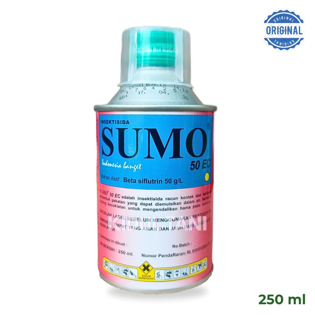 Jual SUMO 50 EC 250ml Insektisida ampuh pembasmi hama tanaman, ulat ...