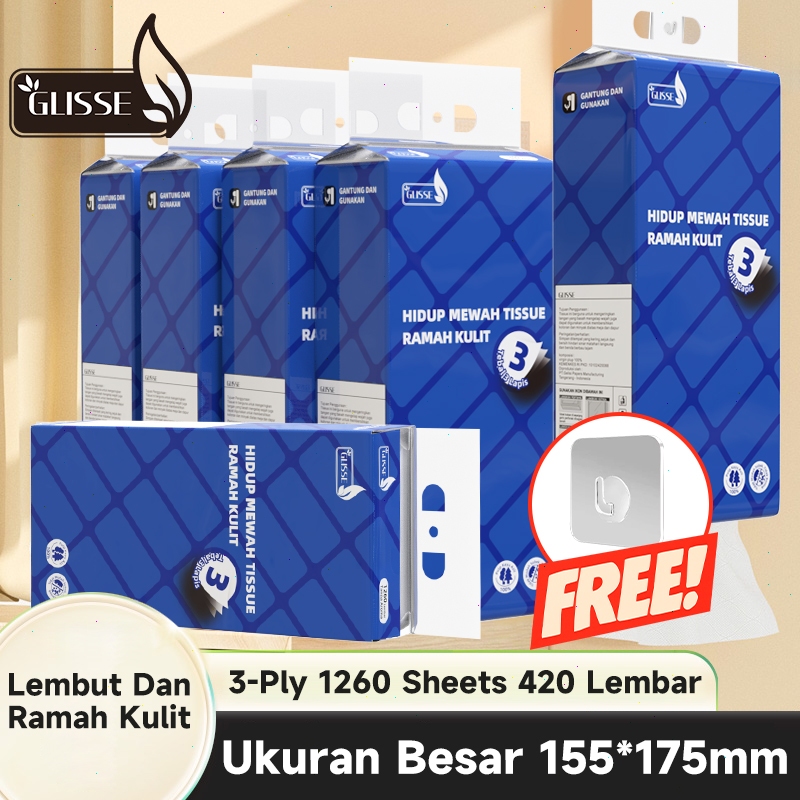Jual GLISSE Tissue Gantung Serbaguna Tisu Toilet Tisu Dapur Tisu Murah ...