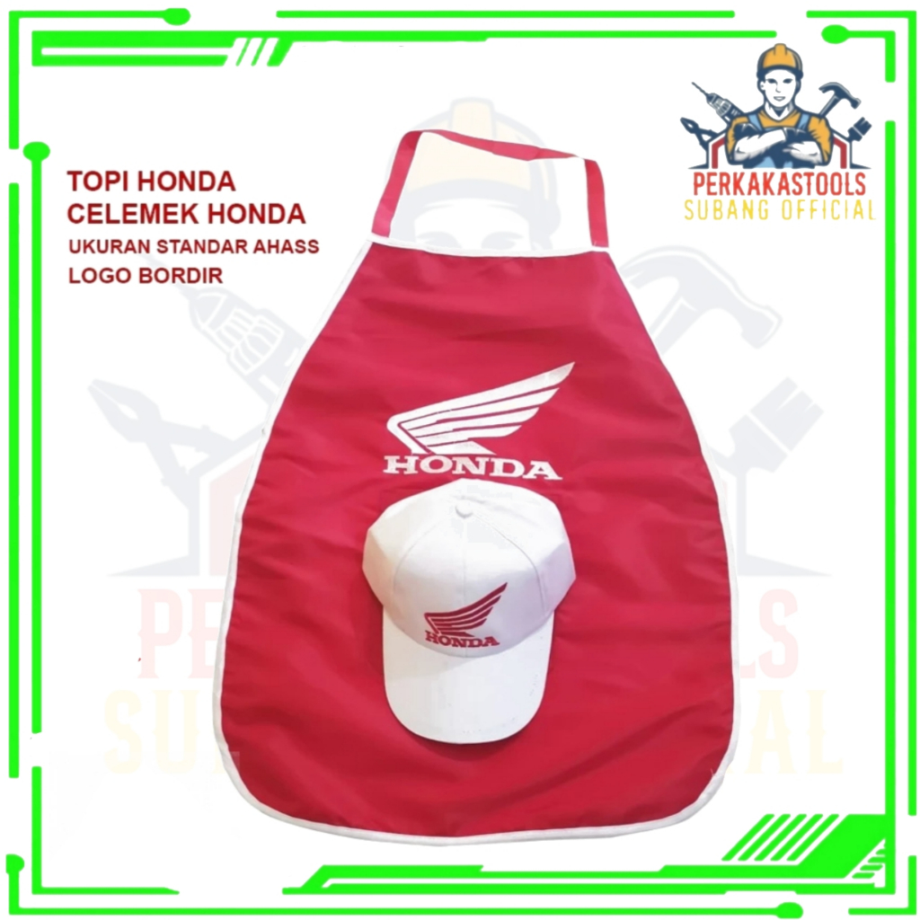 Jual Celemek Apron Mekanik Honda - Seragam Kerja Mekanik Honda Pria ...