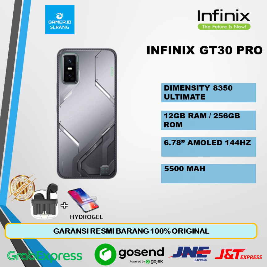 Jual INFINIX GT 30 PRO 5G 12GB 512GB SHADOW ASH GARANSI RESMI | Shopee ...