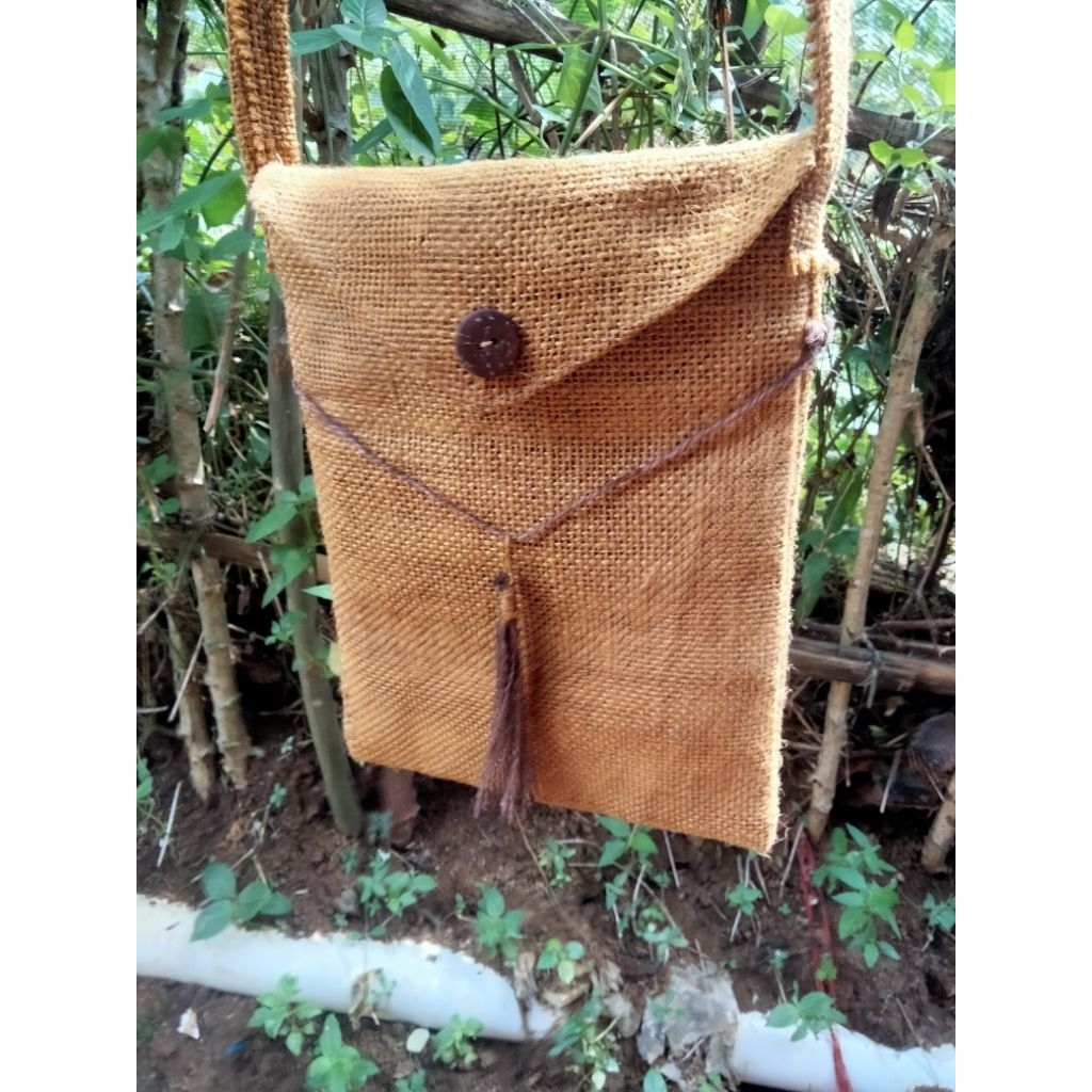 Jual tas selempang goni /gaual moderen/tas Koja motif Baduy klasic ...