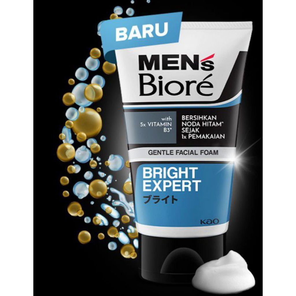 Jual Arunika~Expert Gentle Facial Foam 20gr, Sabun Cuci Muka Biore untuk Cowok | Shopee Indonesia